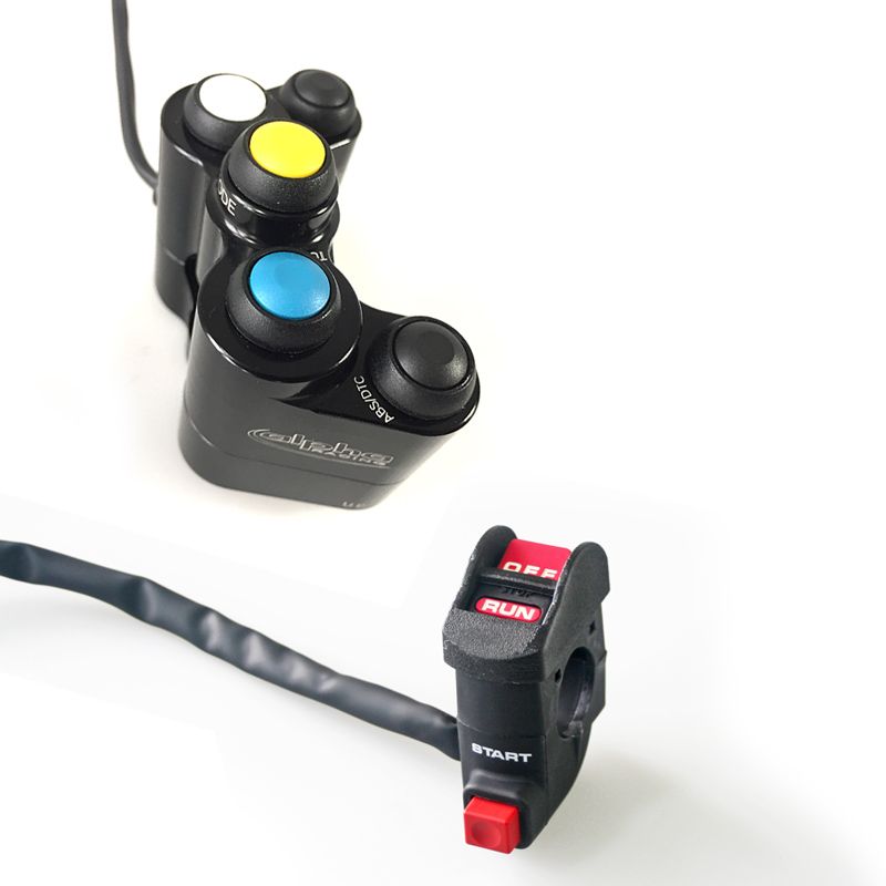 Alpha OEM Conversion kit handlebar switches EVO, 2015-2018 BMW S1000RR ...